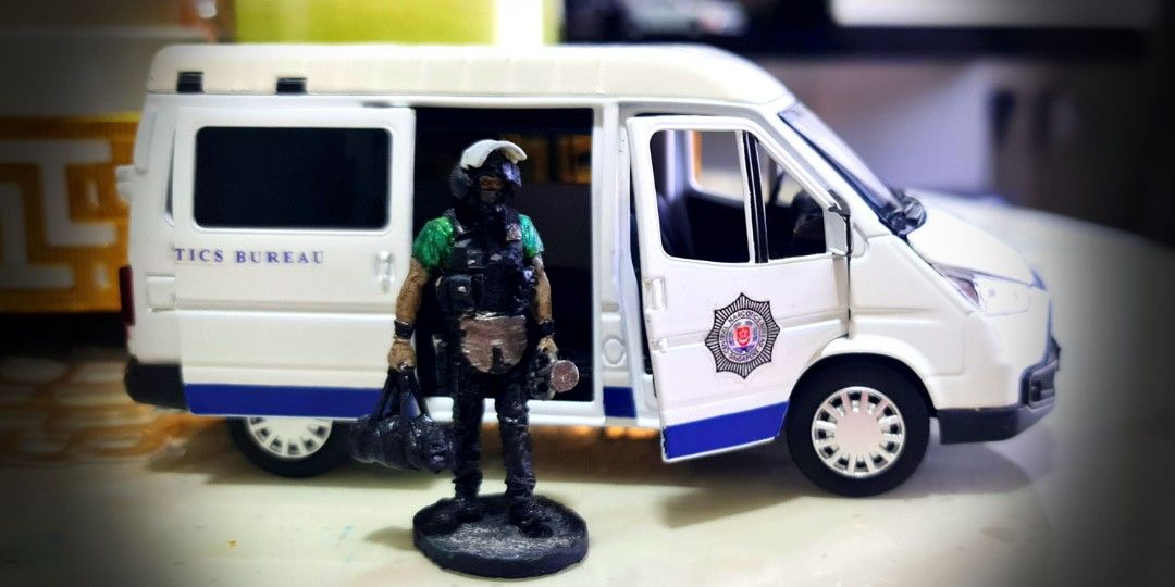 Police Car Scale 1:32 CNB Vehicle, Hobbies & Toys, Toys & Games on ...