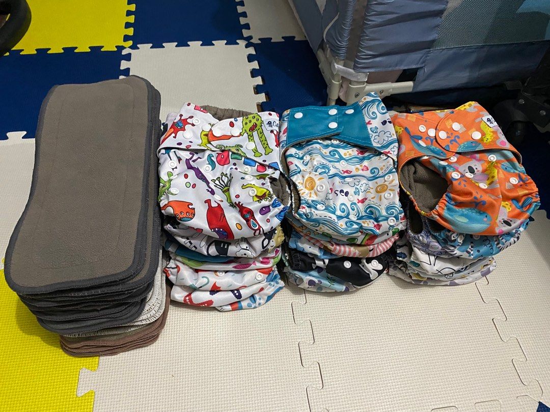 preloved cloth diaper, Babies & Kids, Babies & Kids Fashion on Carousell
