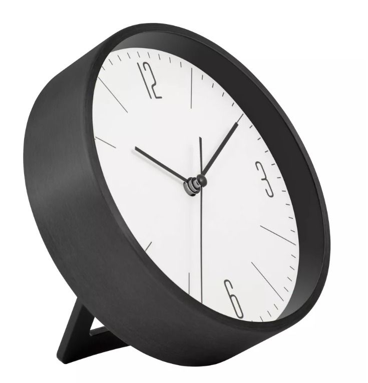 Project 62 (by Target) 6" Table Top Wall Clock Black NewUSA, Furniture ...