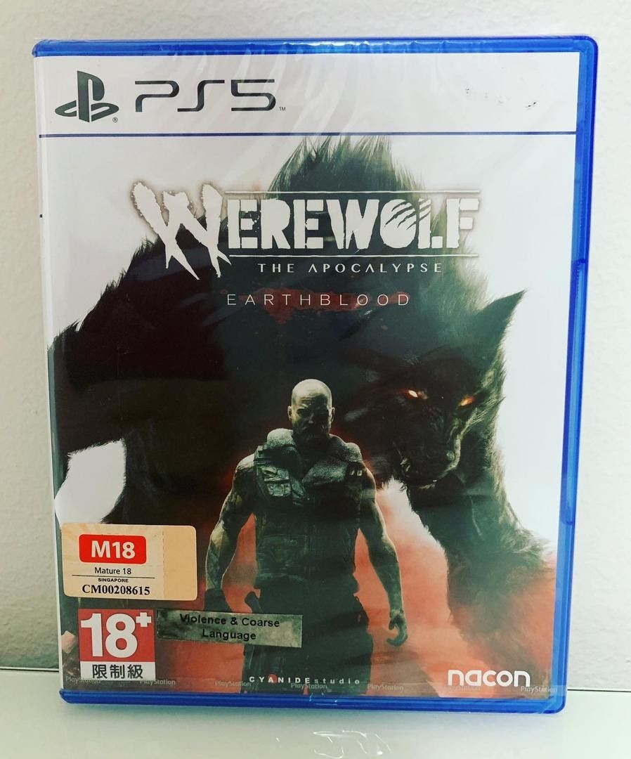 PS5 Games Werewolf The Apocalypse Earthblood Version (BNIB), Video ...