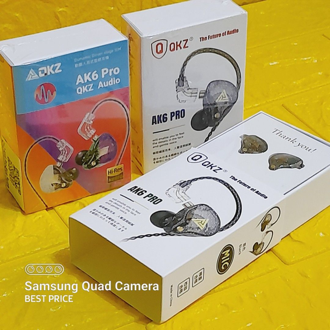 QKZ AK6 Pro headset, Audio, Earphones on Carousell
