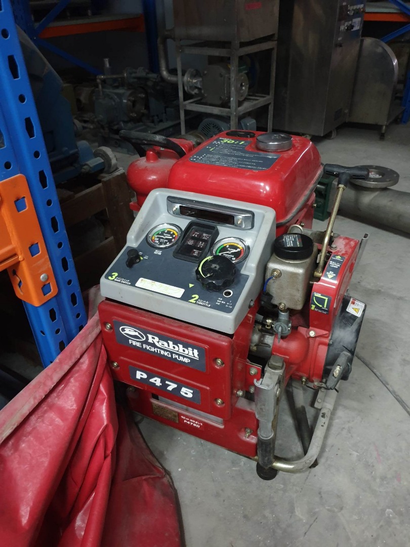 Rabbit P475 Fire Fighting Pump, Commercial & Industrial, Industrial Equipment on Carousell