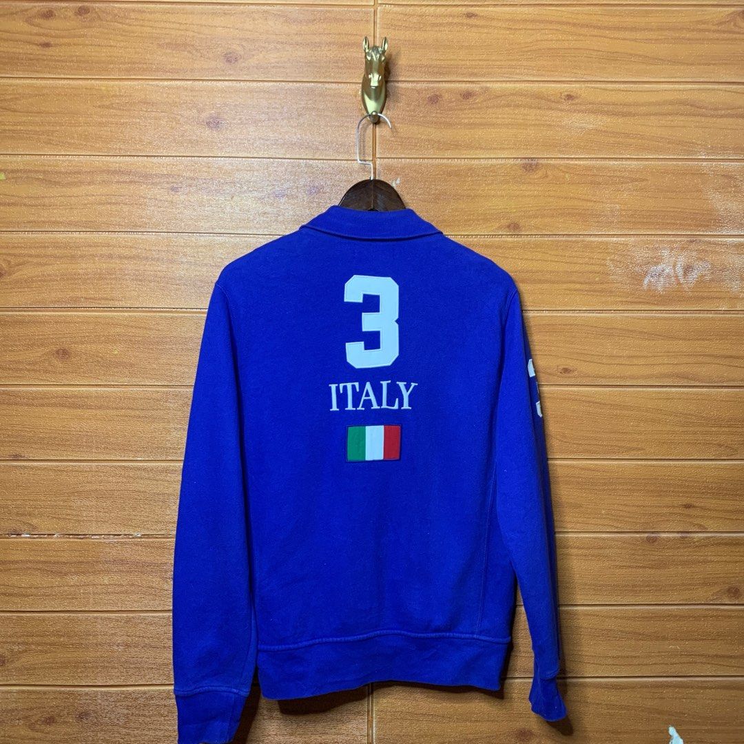 Ralph Lauren RL Zip up Jacket ITALIA, Men's Fashion, Coats, Jackets and ...