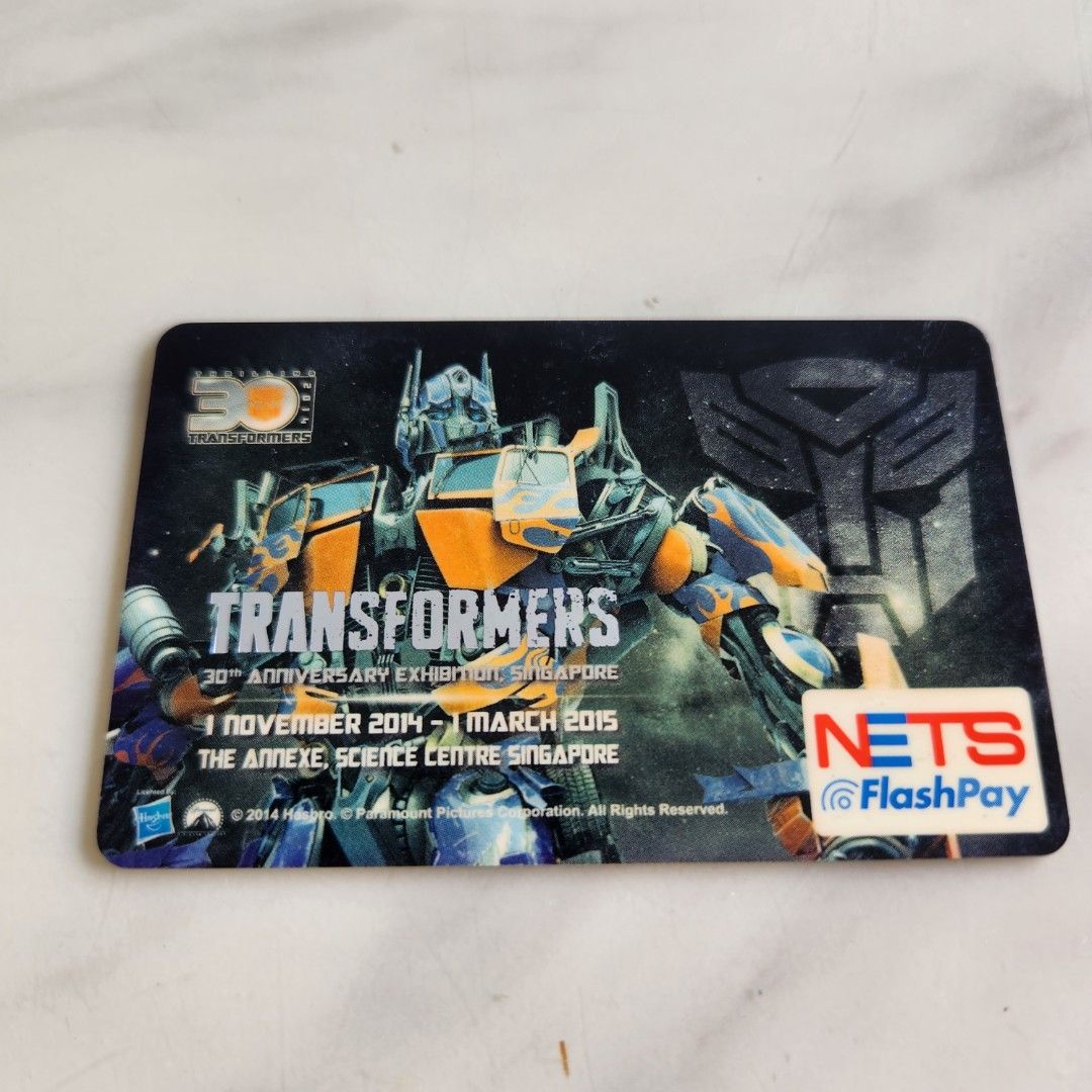 RARE! Transformers FlashPay Card, Hobbies & Toys, Memorabilia ...