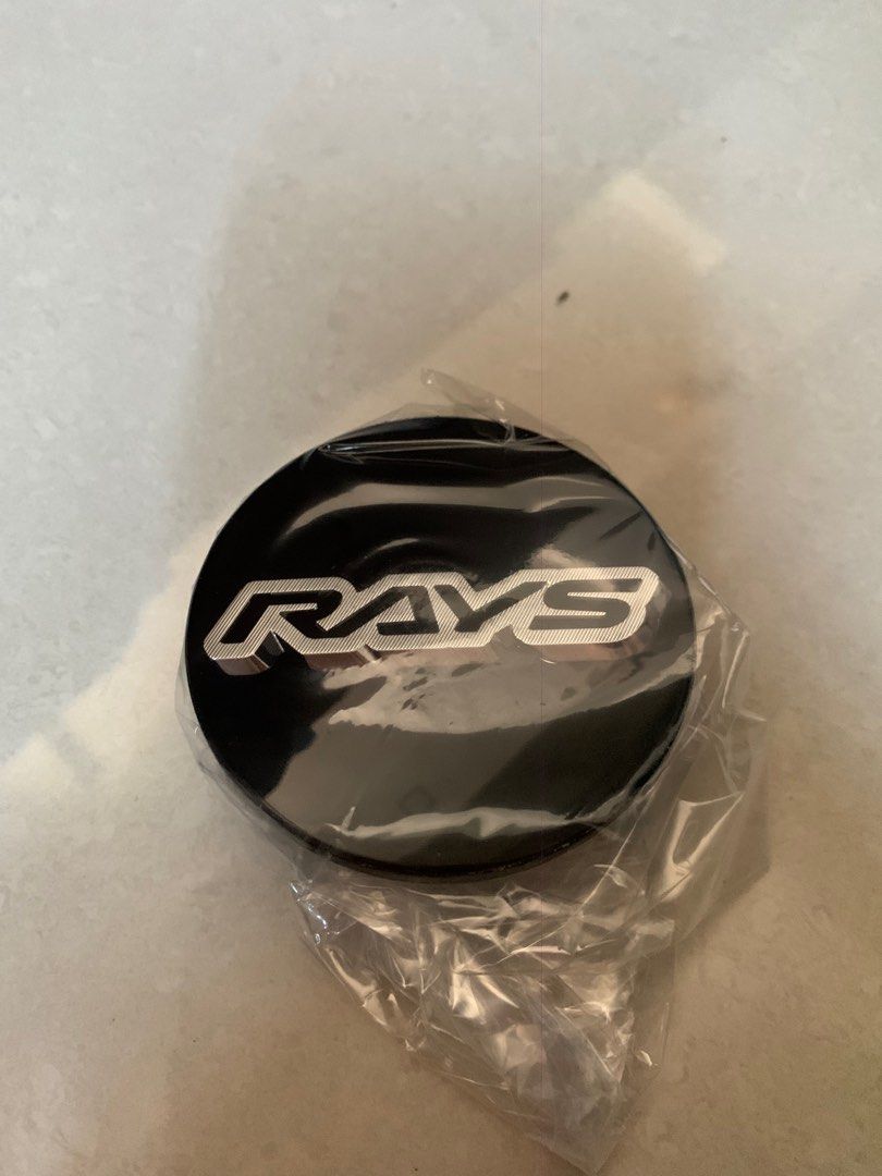 Rays Volk Racing center cap, Car Accessories, Tyres & Rims on Carousell