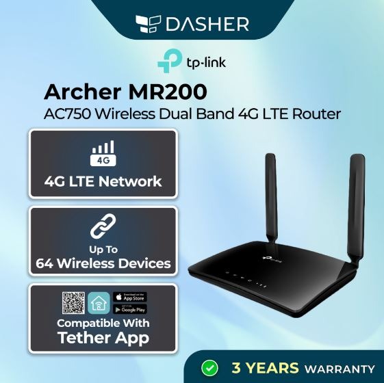 【READY STOCK】TP-Link Archer MR200 AC750 Wireless Dual Band 4G LTE ...