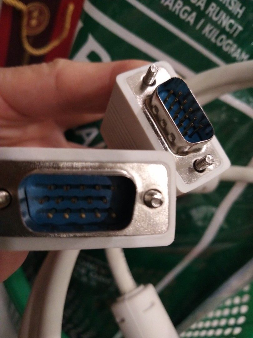 RGB monitor cable, Computers & Tech, Parts & Accessories, Cables ...