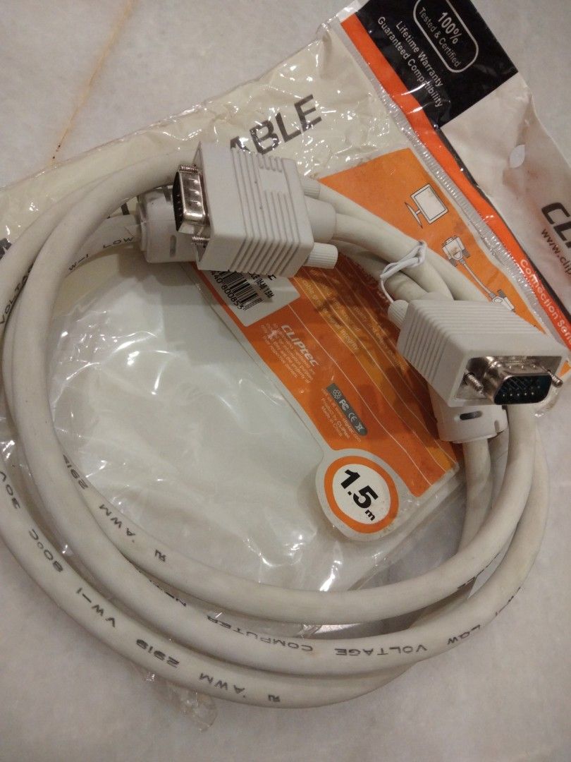 RGB monitor cable, Computers & Tech, Parts & Accessories, Cables ...