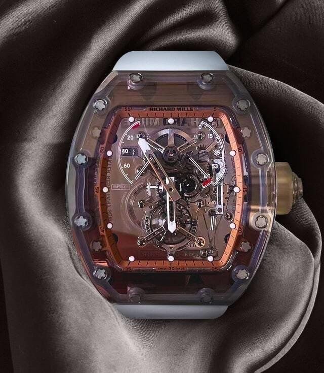 Richard Mille RM 56-01 Tourbillon Brown Sapphire, 名牌, 手錶 - Carousell