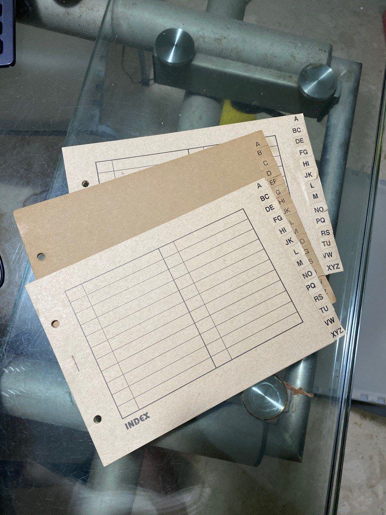 Ring file dividers, Hobbies & Toys, Stationery & Craft, Other ...