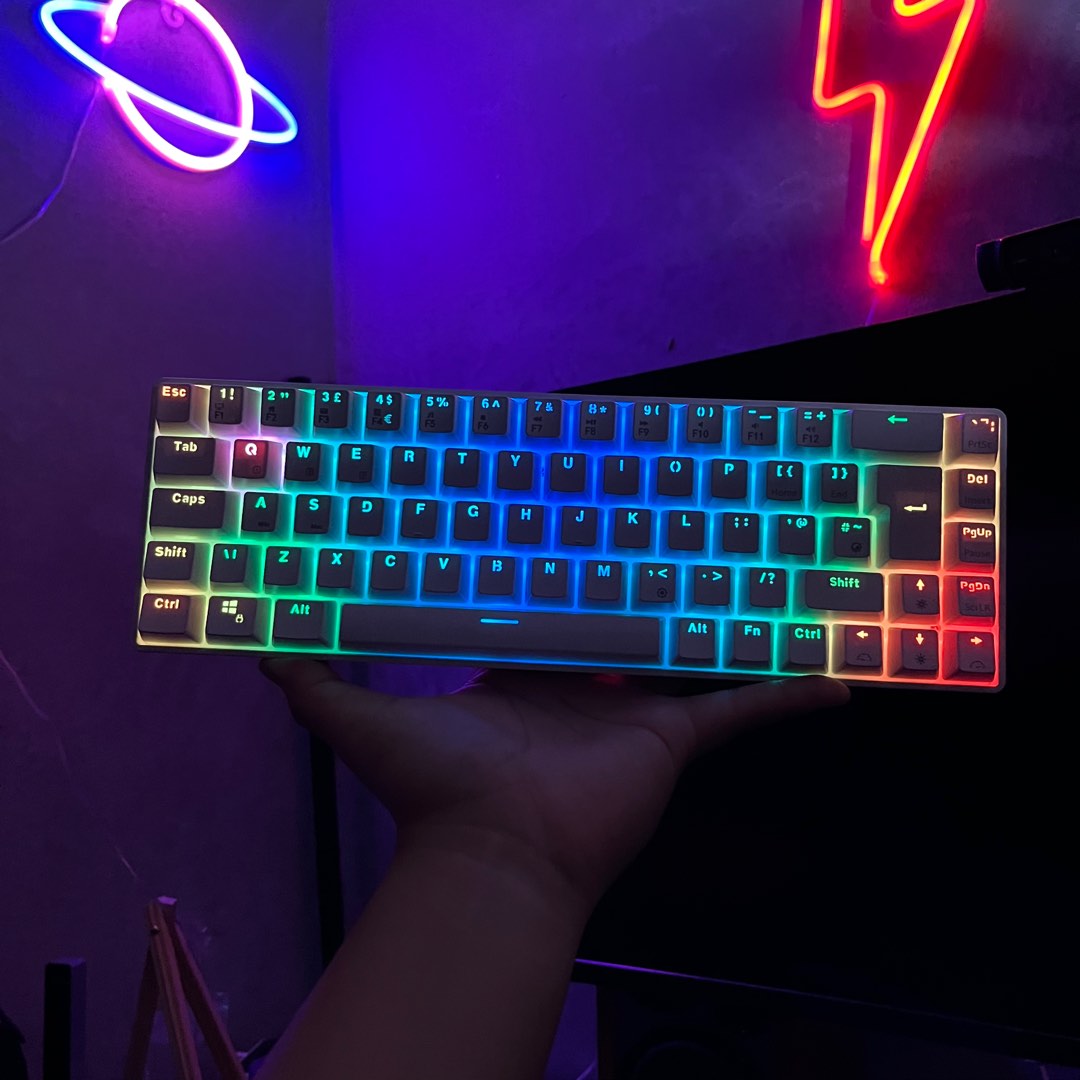 ROYAL KLUDGE RK68 Wireless Keyboard Hotswap, Computers & Tech, Parts ...