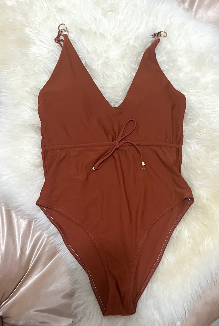 rust one piece swimsuit, Women's Fashion, Swimwear, Bikinis & Swimsuits ...