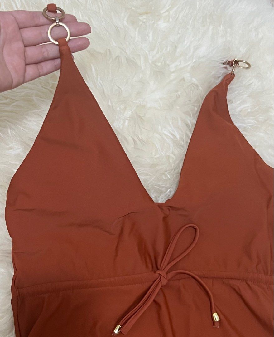 rust one piece swimsuit, Women's Fashion, Swimwear, Bikinis & Swimsuits ...