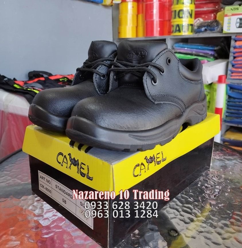 Safety Shoes Camel Safety Shoes with Steel Toe Oil Resistant, Men's ...