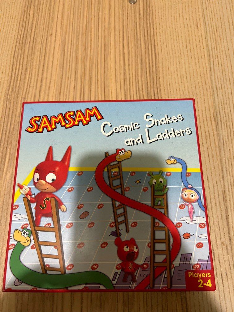 Sam Sam Snakes and Ladders game, 興趣及遊戲, 玩具 & 遊戲類 - Carousell