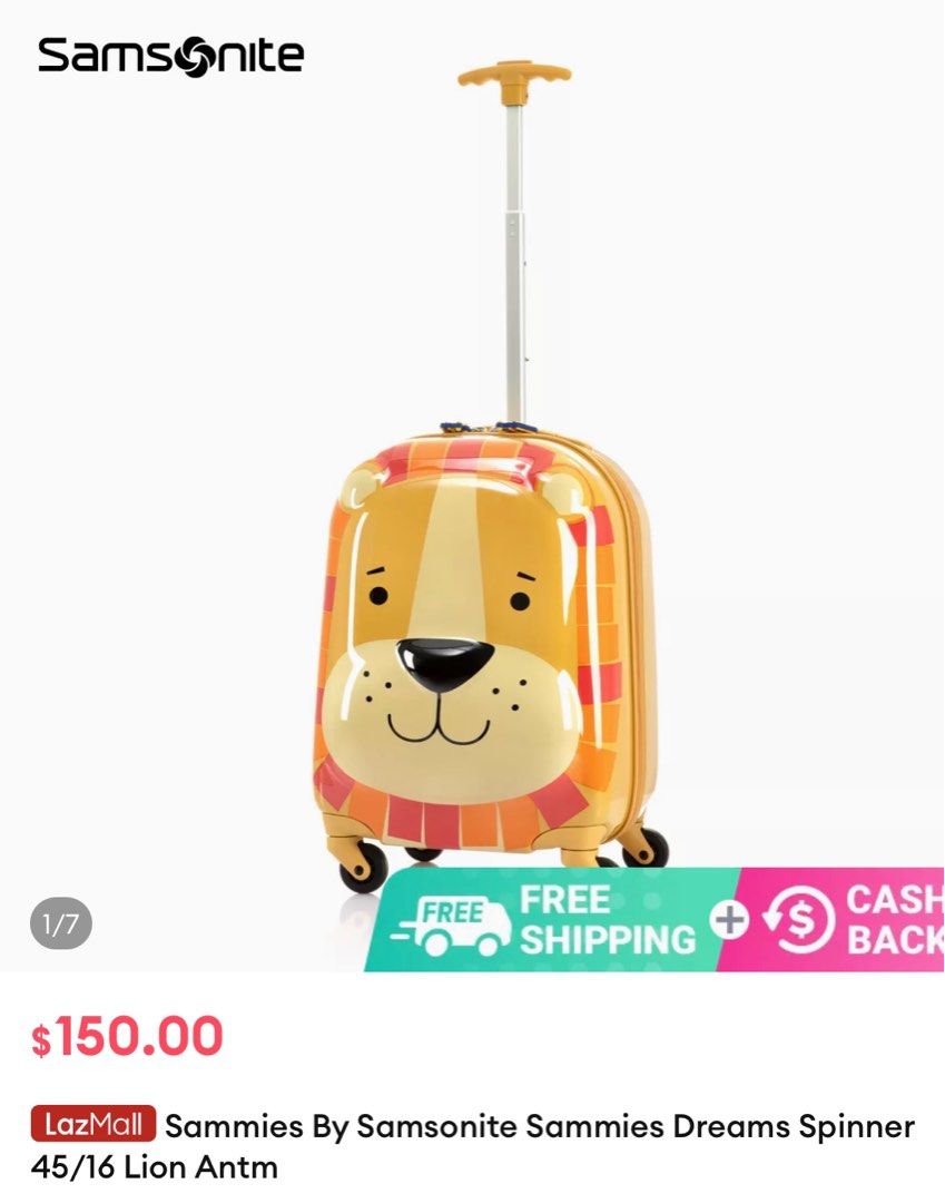 Samsonite New Kids Luggage, Hobbies & Toys, Travel, Travel Essentials ...