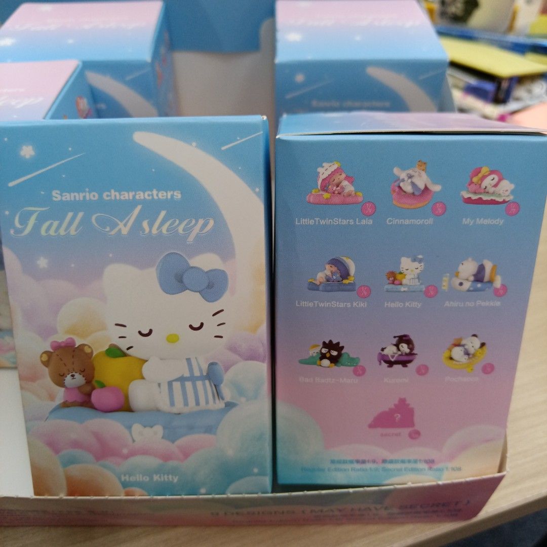 Sanrio Fall Asleep Blind Box, Hobbies & Toys, Toys & Games on Carousell
