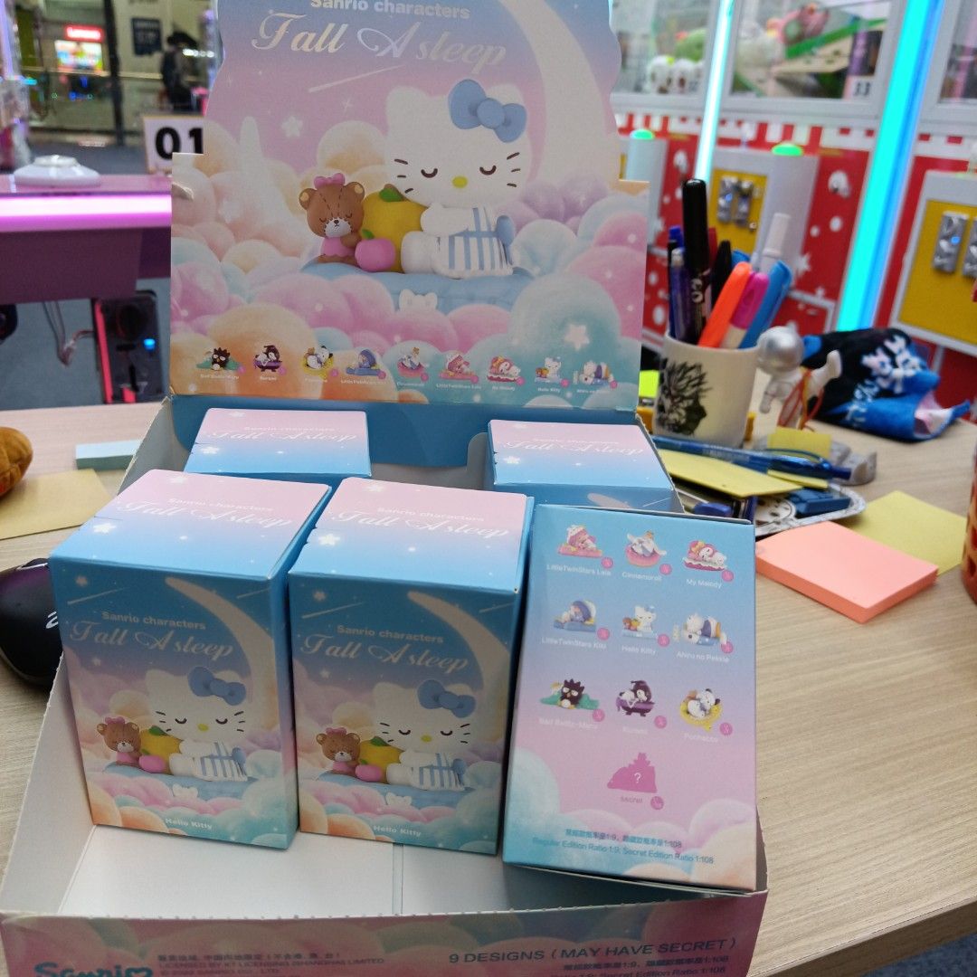 Sanrio Fall Asleep Blind Box, Hobbies & Toys, Toys & Games on Carousell