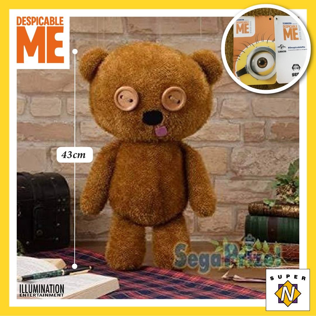 SEGA x Illumination - Despicable Me - Minions Tim Mega Jumbo Plush Toy ...