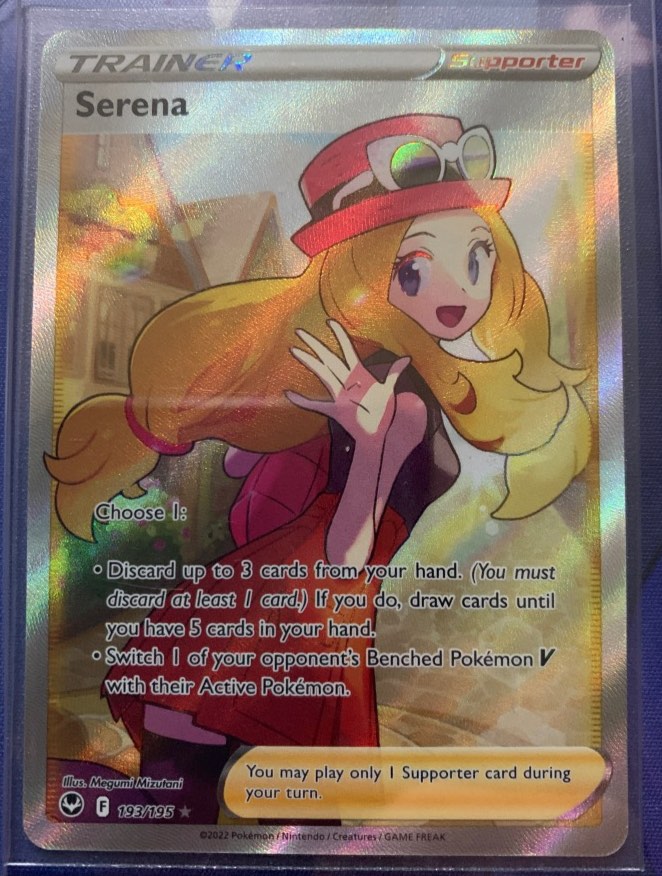 Serena Full Art Trainer - Silver Tempest Pokemon TCG, Hobbies & Toys ...