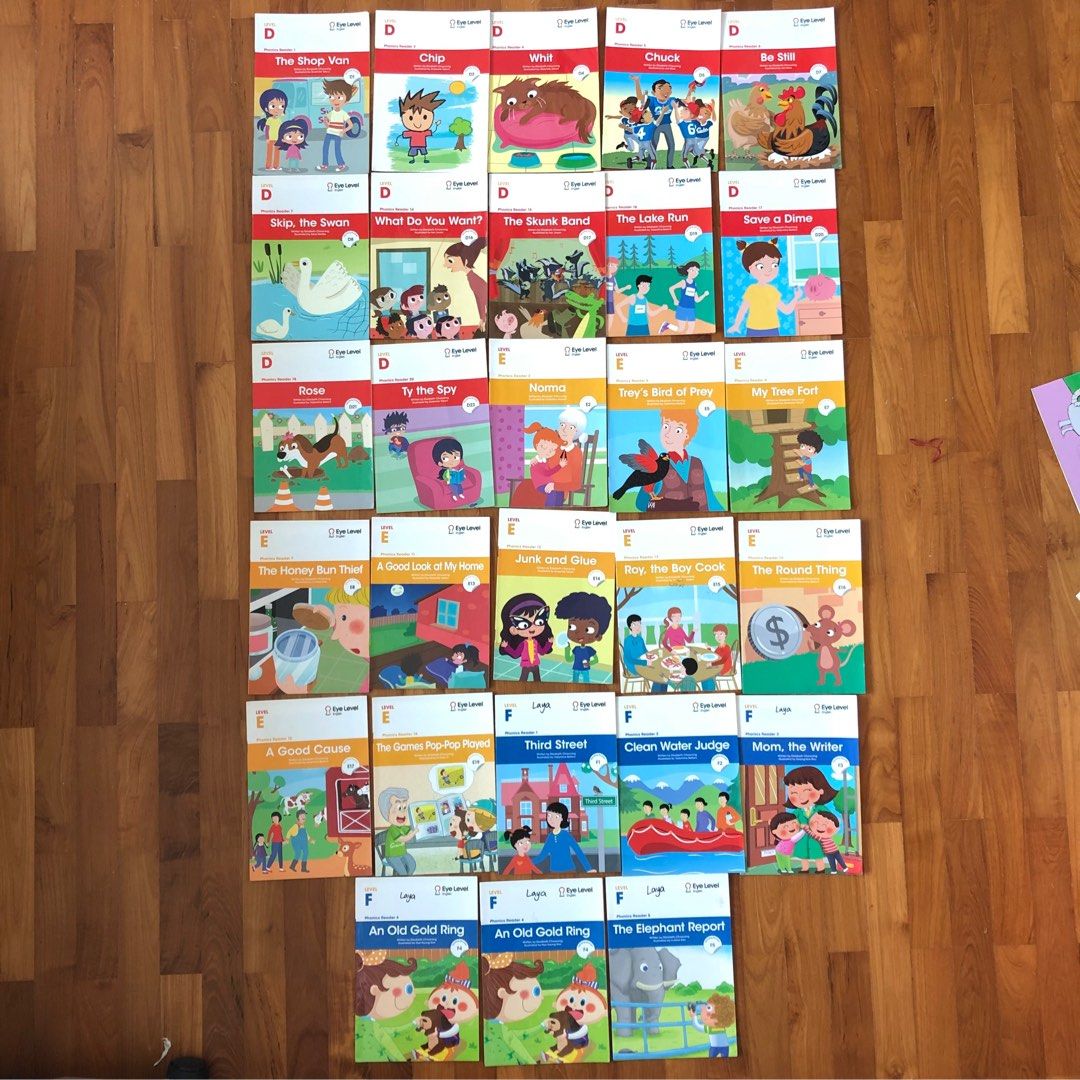 Set of 28 Eye Level Phonics English story books phonics readers for ...