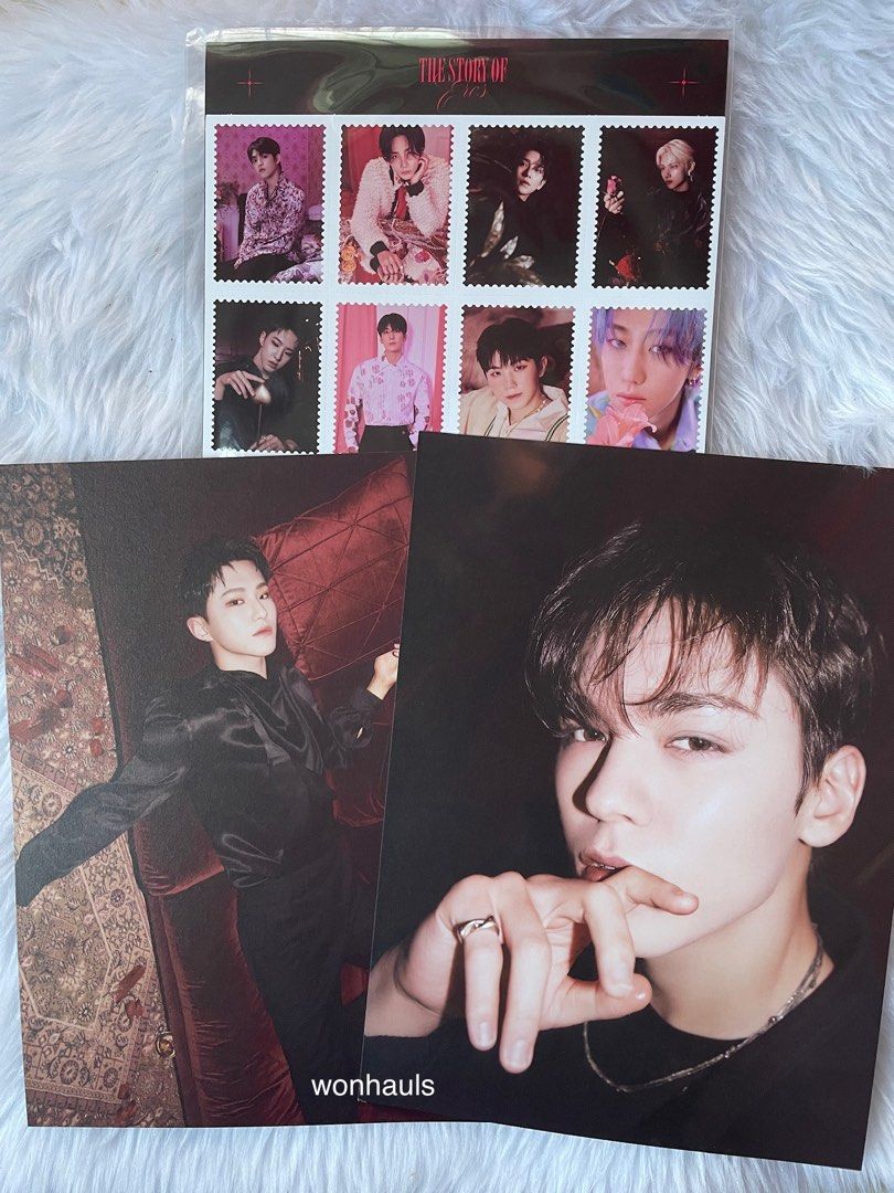 Seventeen season greetings 2023 photoframe sticker with vernon and ...