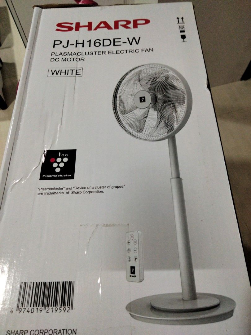 Sharp Plasmacluster Electric Fan, Furniture & Home Living, Lighting ...