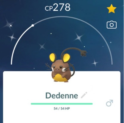 SHINY DEDENNE Pokemon Go, Video Gaming, Video Games, Others on Carousell
