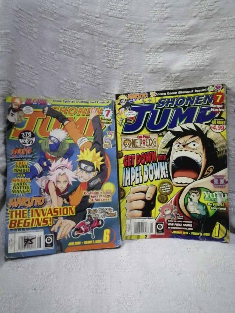 Shonen jump manga set, Hobbies & Toys, Books & Magazines, Comics ...