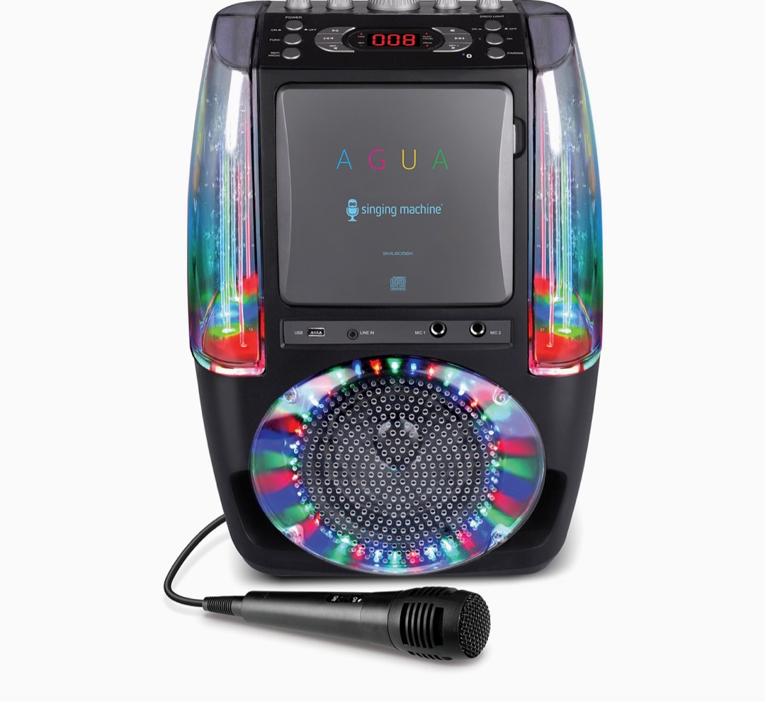 Singing Machine Karaoke CD Player, SML605BK, Audio, Portable Music ...