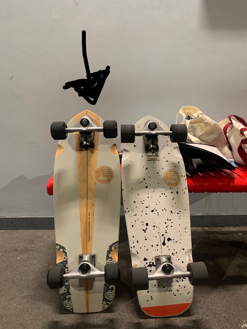 Slide thumb tail 30” surfskate, Sports Equipment, Sports & Games ...