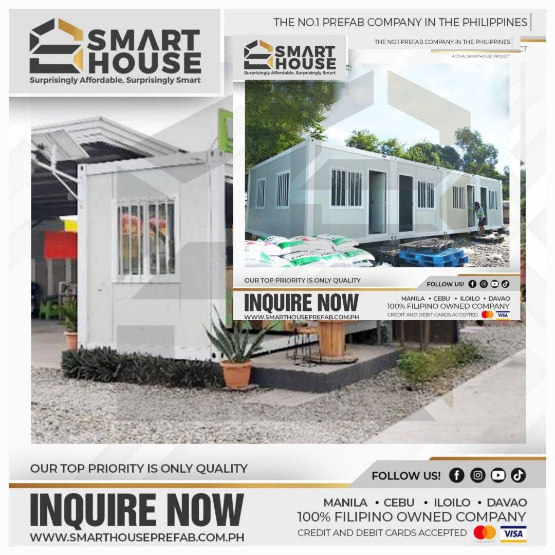 SMARTHOUSE PREFAB CONTAINER VAN HOUSE, Commercial & Industrial ...