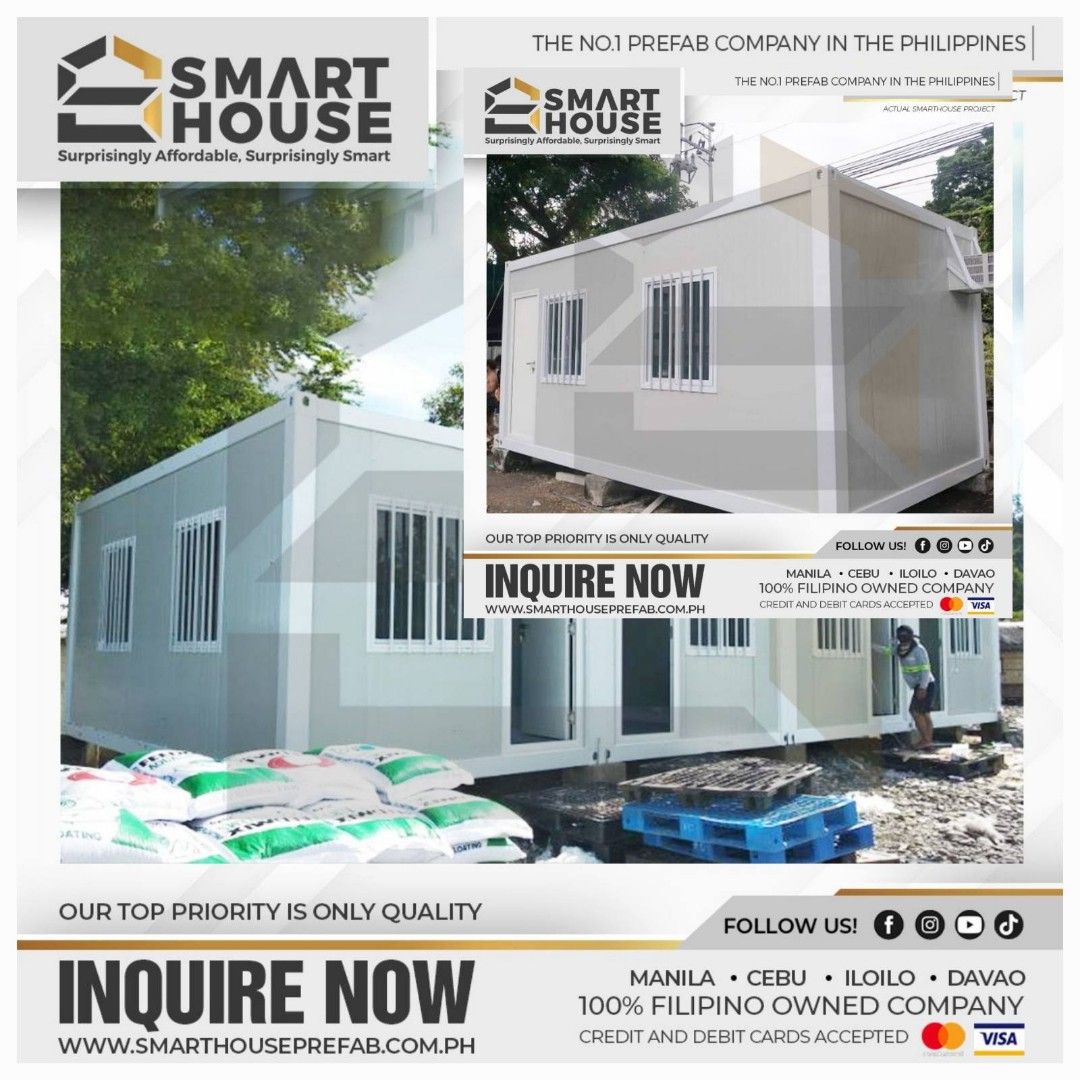 SMARTHOUSE PREFAB CONTAINER VAN HOUSE, Commercial & Industrial, Construction & Building ...
