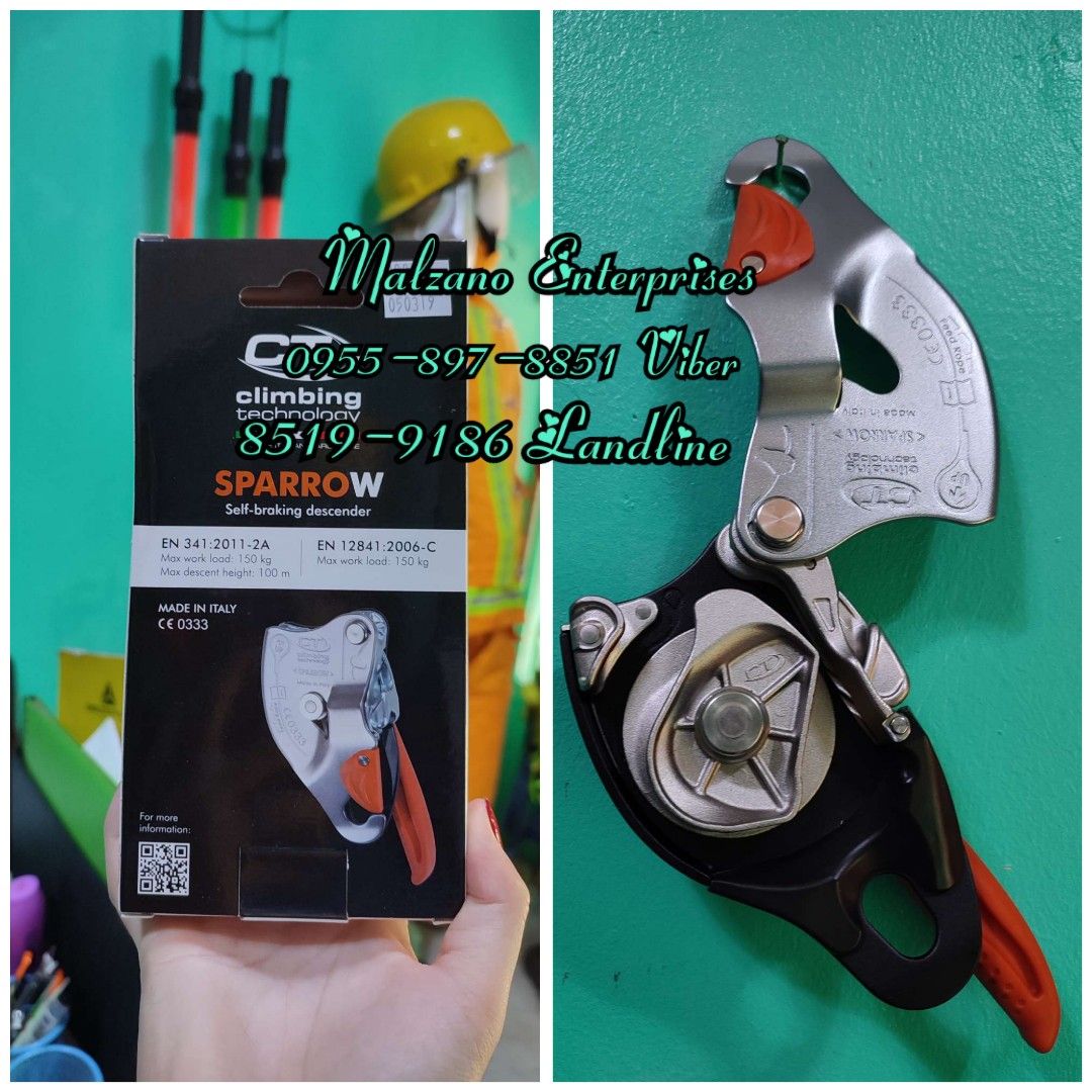 SPARROW DESCENDER, Commercial & Industrial, Construction Tools & Equipment on Carousell