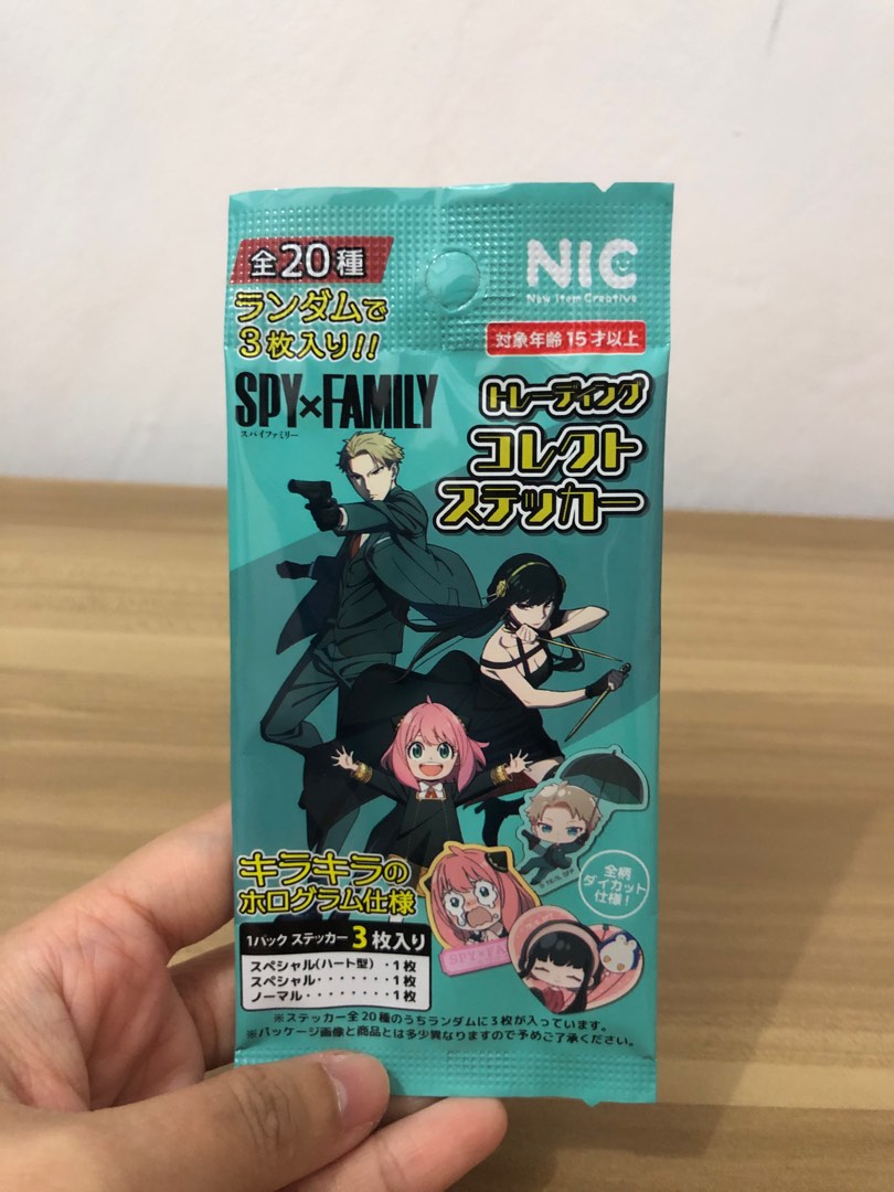 SpyxFamily Collector Sticker, Hobbies & Toys, Memorabilia ...