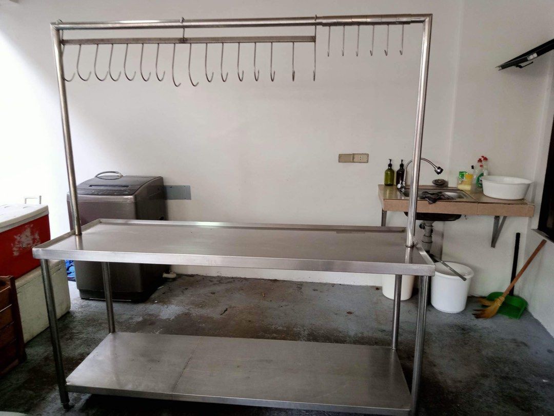 Stainless Meat Stand on Carousell