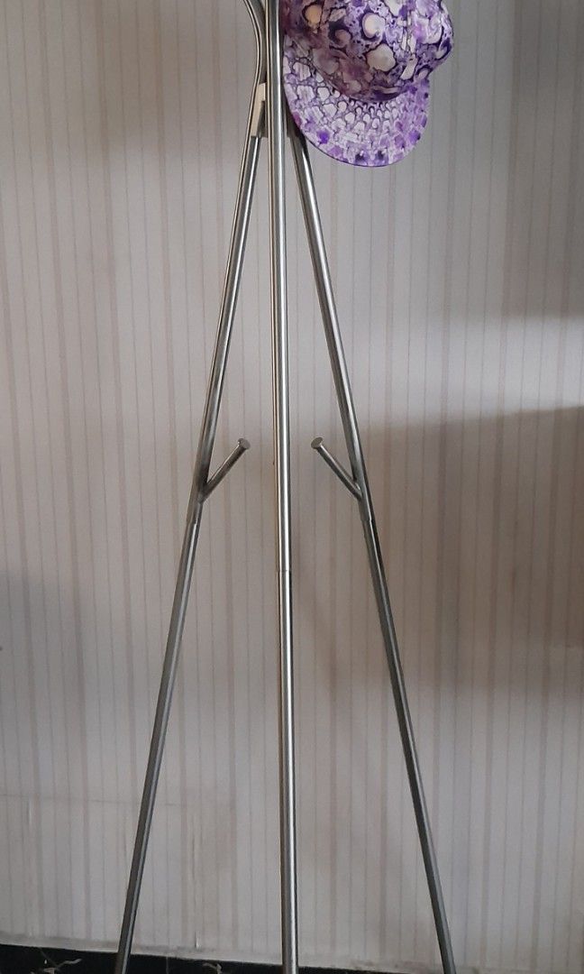 Stainless Steel Clothes Tree Rack Organiser, Furniture & Home Living ...