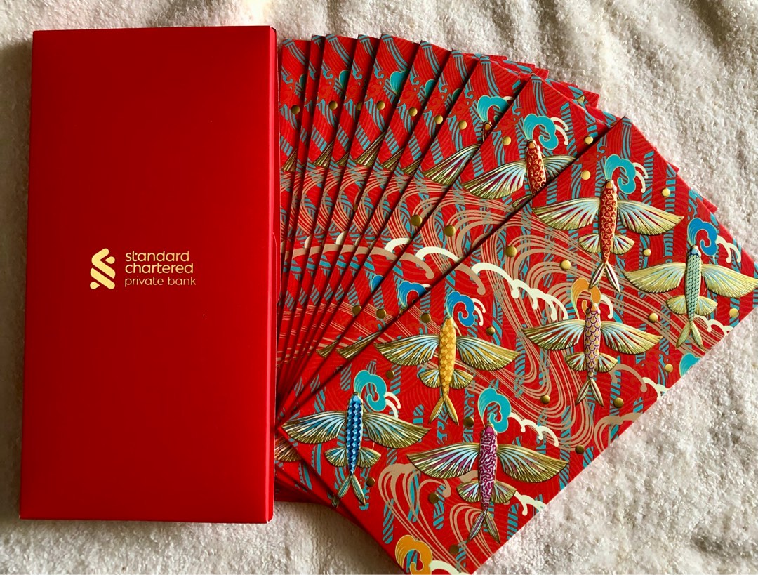 SCB Standard Chartered Private Bank 2023 red packet, Hobbies & Toys ...