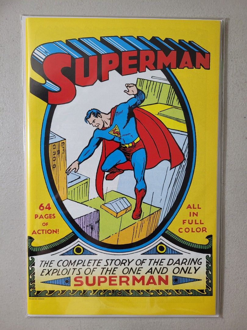 Superman #1 Facsimile edition | DC Comics, Hobbies & Toys, Books ...