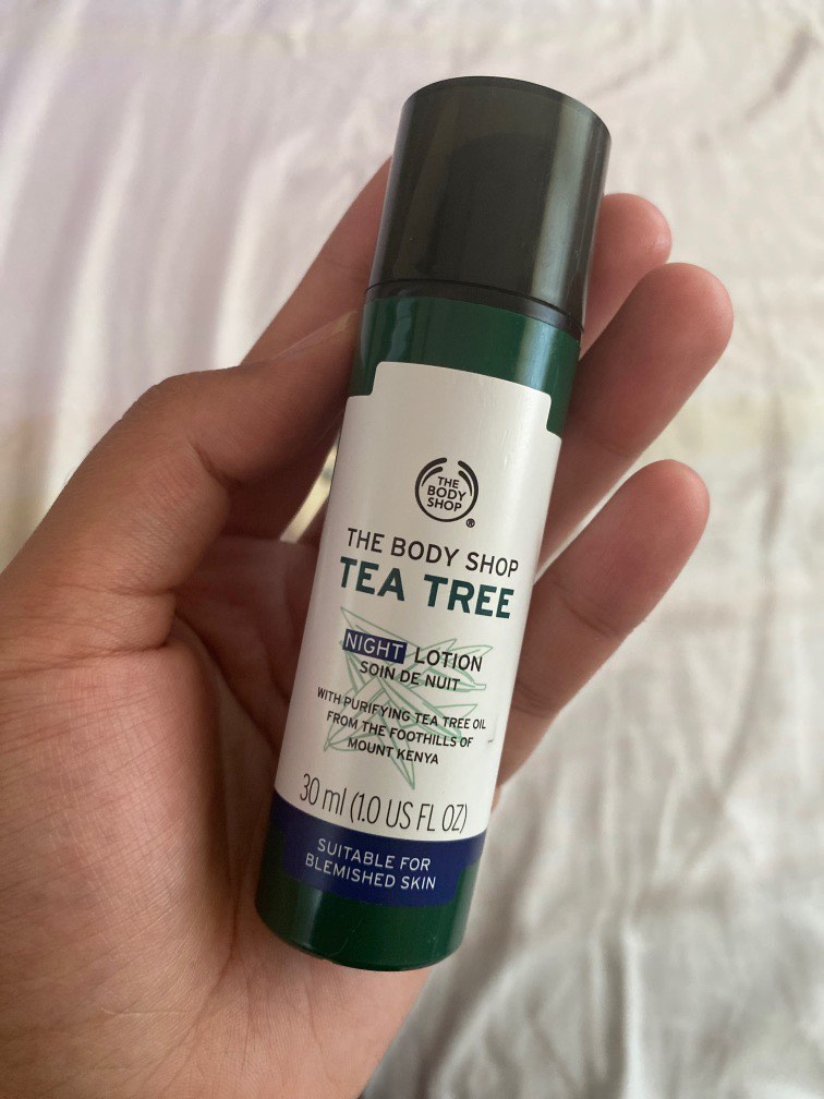 Tea tree night lotion, Beauty & Personal Care, Face, Face Care on Carousell