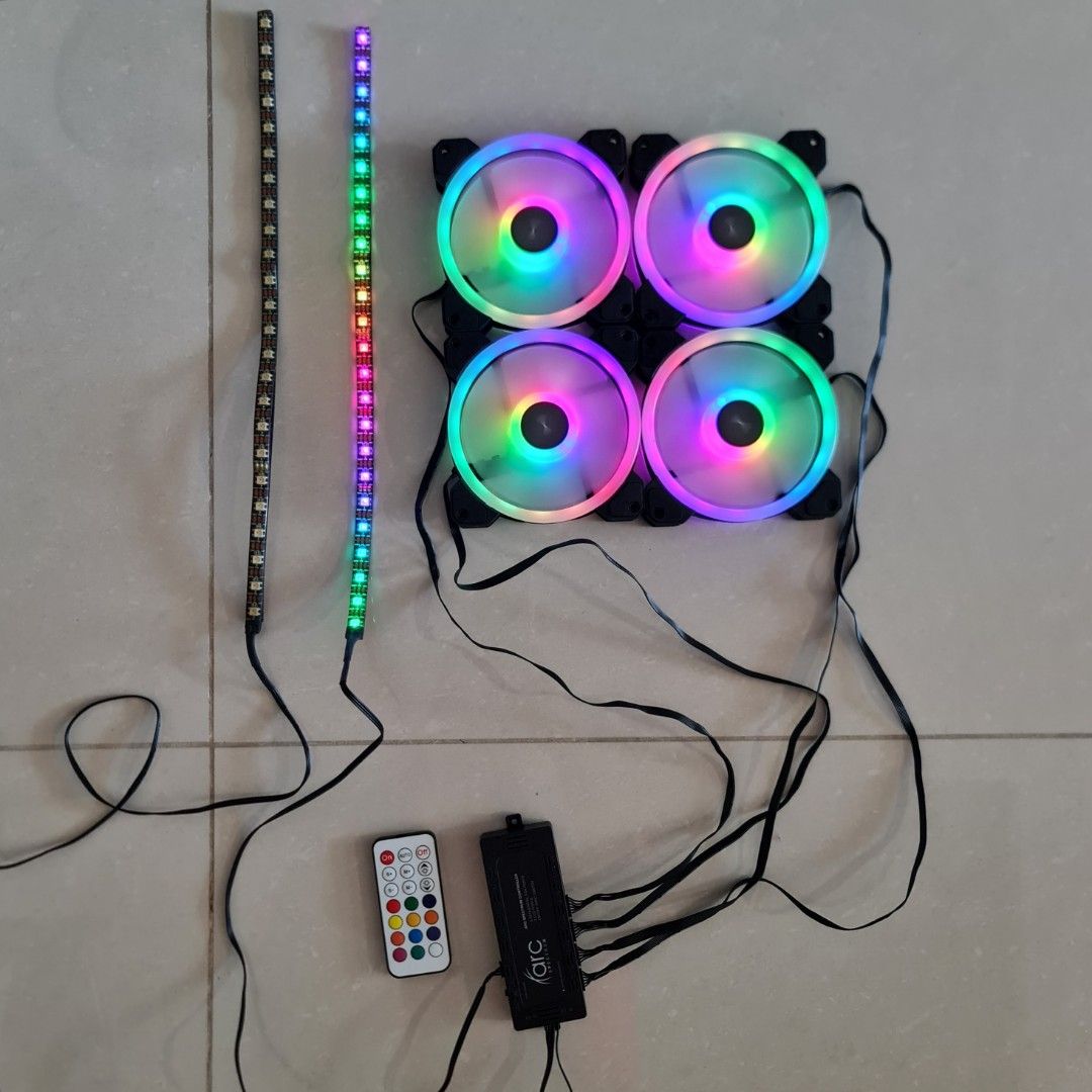 Tecware Arc Spectrum ARGB fans 120mm (Corsair LL120 copy), Computers ...