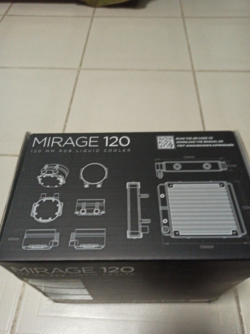 Tecware mirage 120mm RGB liquid cooler, Computers & Tech, Parts ...