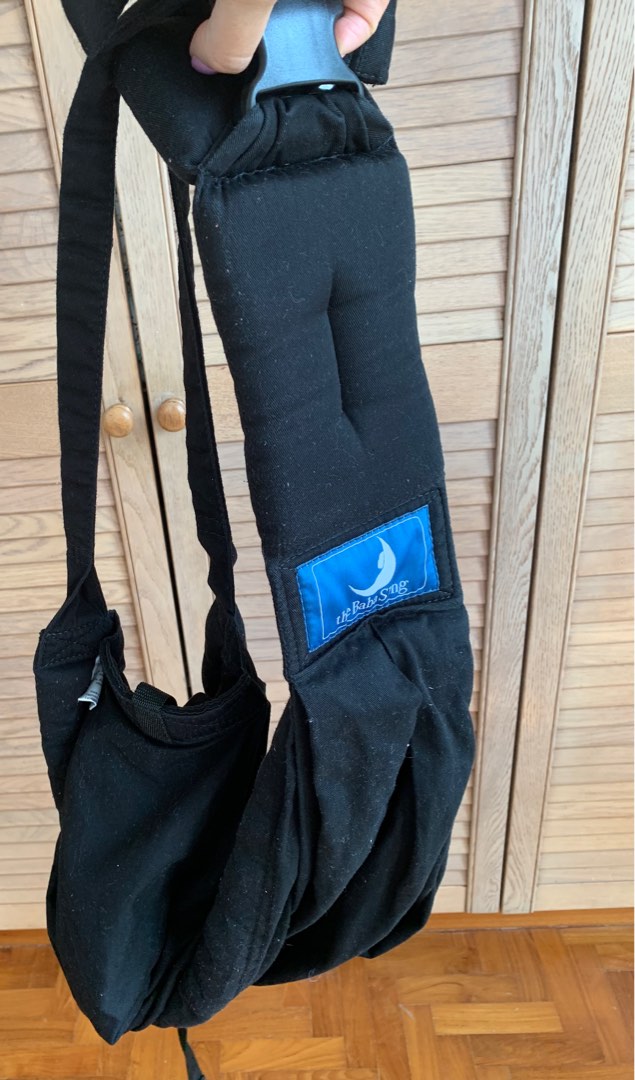 The Baba Sling - BLACK- from 3kg to 13kg, Babies & Kids, Going Out ...