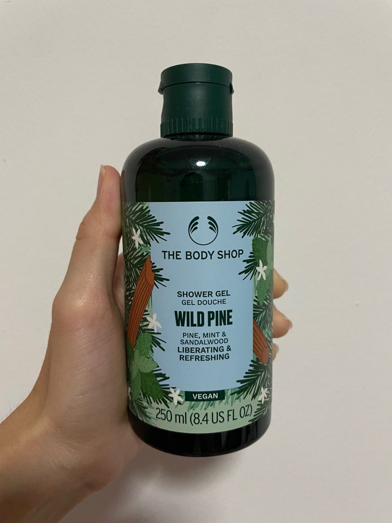 The Body Shop Wild Pine Essential Set (moisturiser, body shop and hand ...