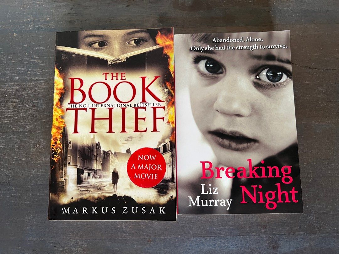 The Book Thief Markus Zusak Breaking Night Liz Murray, Hobbies & Toys ...