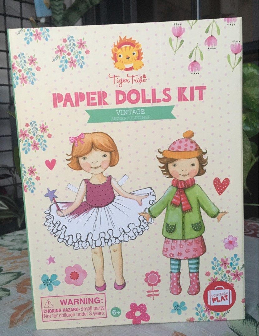 Tiger tribe paper dolls kit, Hobbies & Toys, Stationery & Craft ...