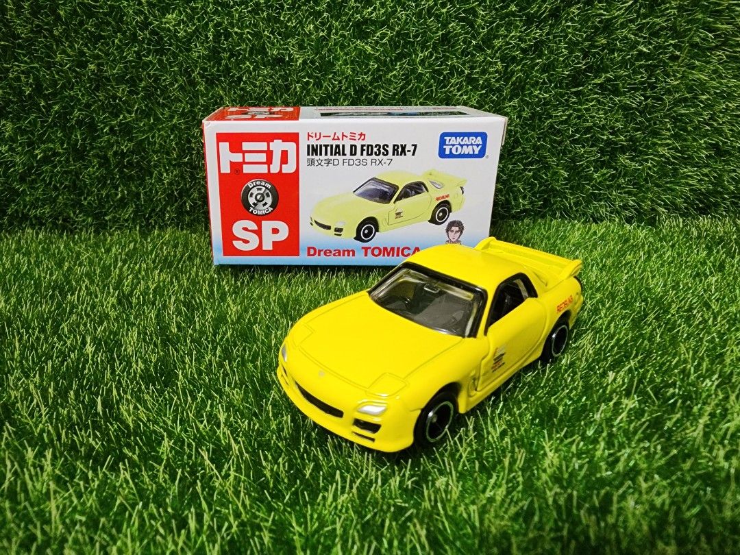 Tomica DREAM: #SP Initial D Mazda RX-7 FD3S (Takara Tomy), Hobbies & Toys, Toys & Games on Carousell