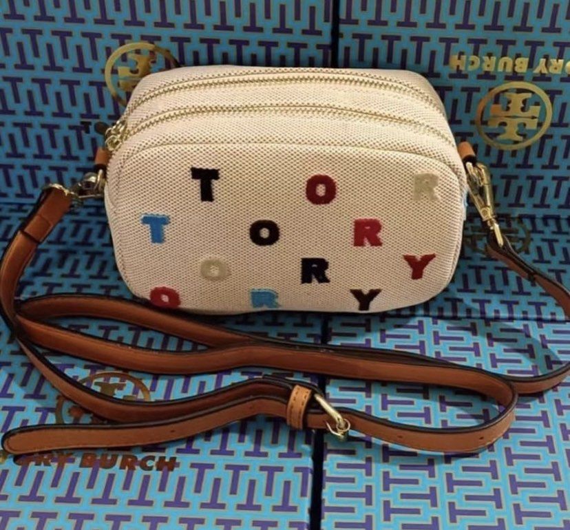 Tory Burch Perry Alphabet, Olshop Fashion, Olshop Wanita on Carousell