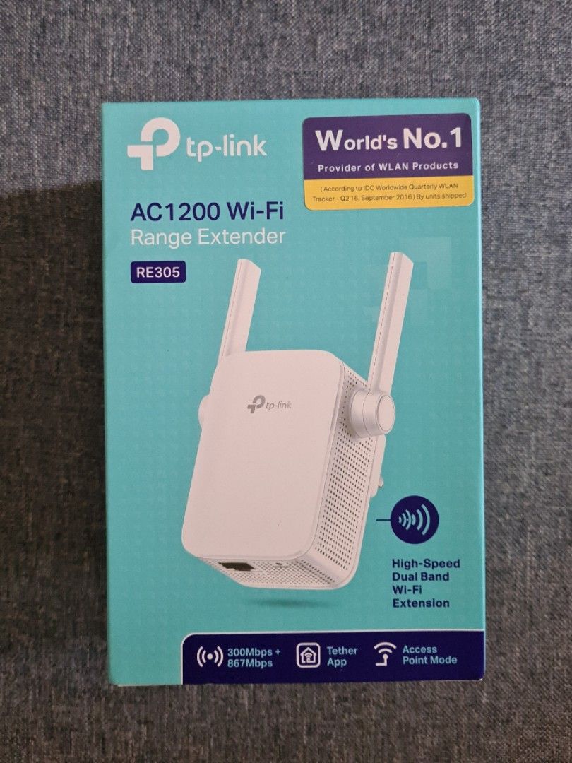 TP-Link AC1200 Wi-Fi Range Extender RE305, Computers & Tech, Parts ...