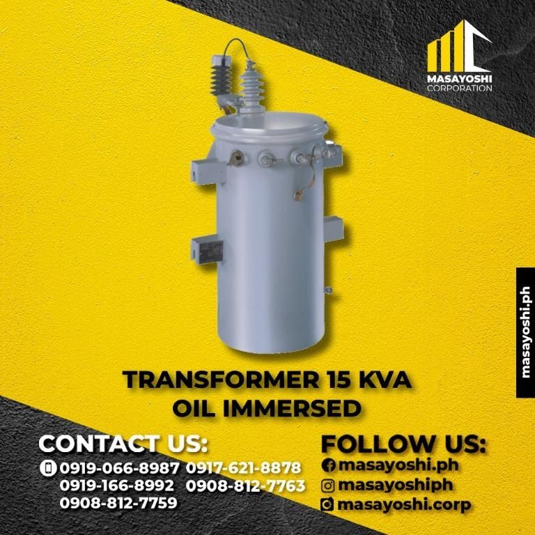 Transformer 15 KVA Oil Immersed | Single Phase Transformer | Electrical Transformer ...